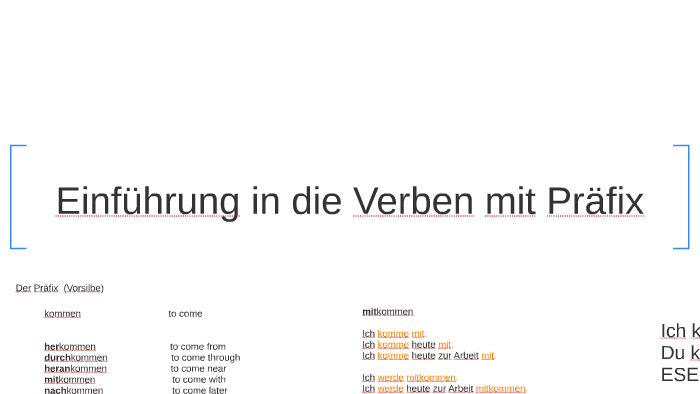 Einführung in die Verben mit Präfix by Julius Guttenberg on Prezi