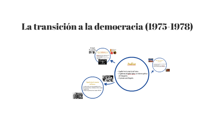 La Transición A La Democracia 1975 1978 By Laura Rodriguez Urdiales