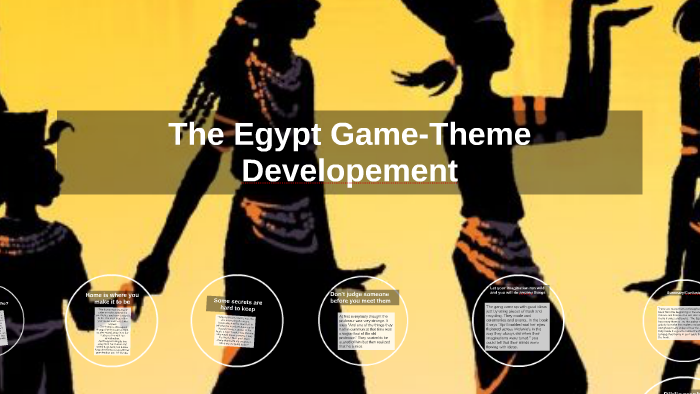 THE EGYPT GAME-The developement and examples of theme in the novel by ...