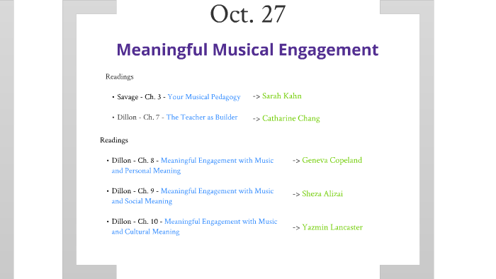 Foundations of Music Education by S. Alex Ruthmann on Prezi