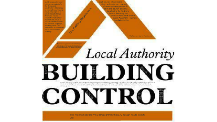 The two main statutory building controls that any design has by Brian ...