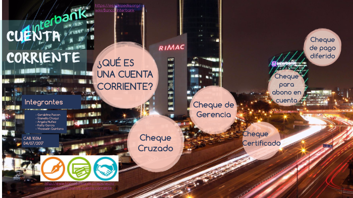 Cuenta Corriente y sus tipos de cheque by Angela Maria Nuñez Ancajima ...