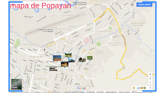 mapa de Popayan by yiseth leiva Calderon on Prezi