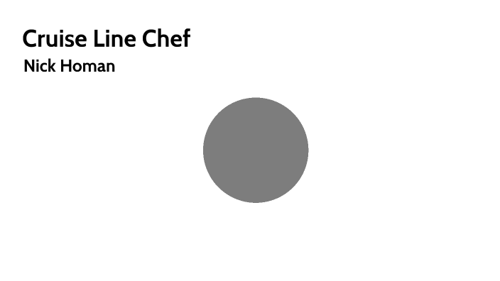 Cruise Line Chef by Nick Homan on Prezi