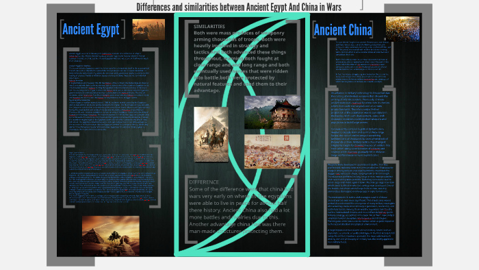 Differences and similarities between Ancient Egypt And China by Darcy ...