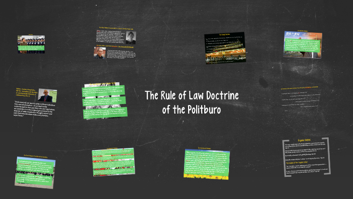 The Rule of Law Doctrine of the Politburo by Ewan Smith on Prezi