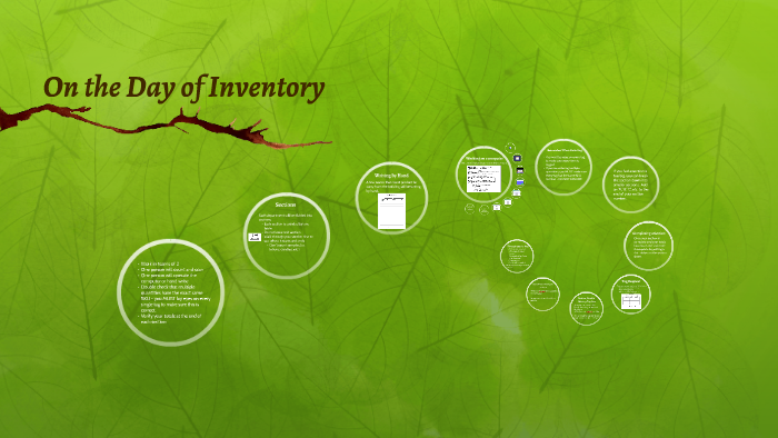 Day of Inventory by Kyle Schweigert on Prezi
