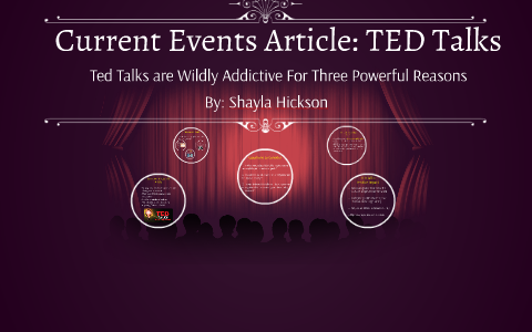 Current Events Artcile: TED Talks by Shayla Hickson on Prezi