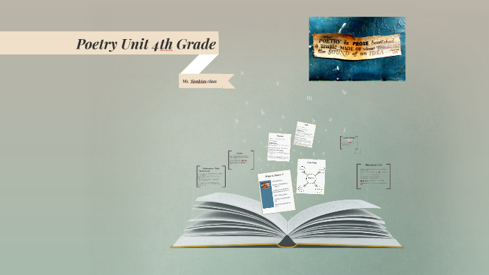 Poetry Unit 4th Grade by Nadine Tomkins