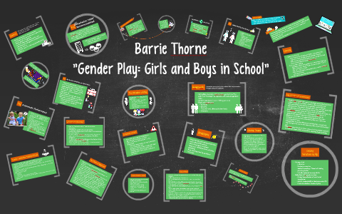 Thorne, "Gender Play: Girls and Boys in School" by Cathy Duong on Prezi