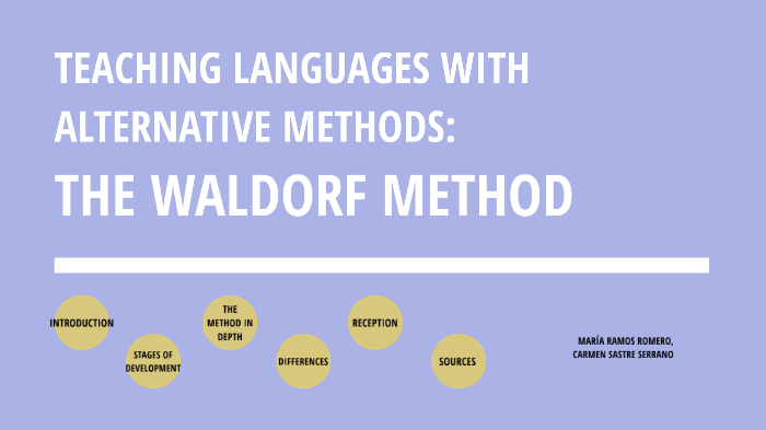 Teaching languages with alternative methods: the Waldorf method by ...