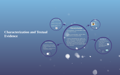 Characterization and Textual Evidence by Gurbir Kahlon on Prezi
