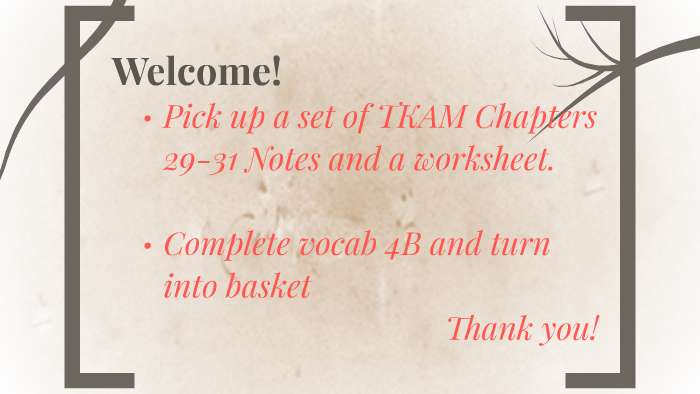 TKAM Chapter 29-31 by Kristen Fondren on Prezi