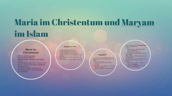 Maria im Christentum und Maryam im Islam by Laura Blub on Prezi
