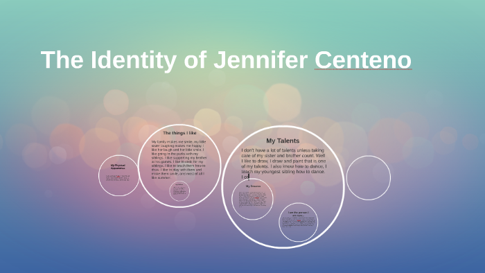 The Identity of Jennifer Centeno by Jennifer Guadian on Prezi