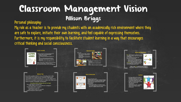 Classroom Management Vision by on Prezi