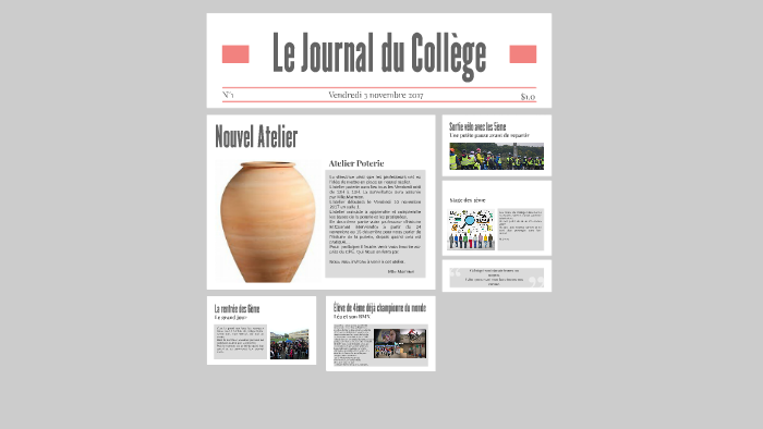 Le Journal du Collège by cece marmiton on Prezi Next