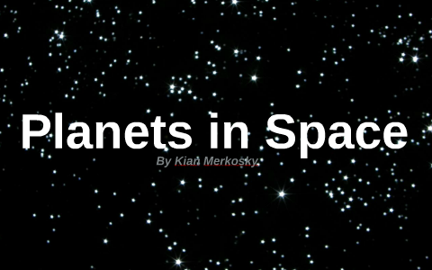 Planets in Space by Brett M Bowlen