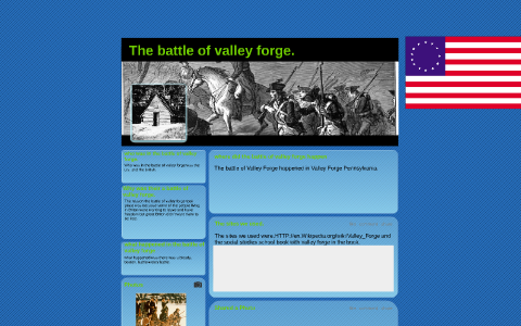 The battle of valley forge. by Rene Park on Prezi