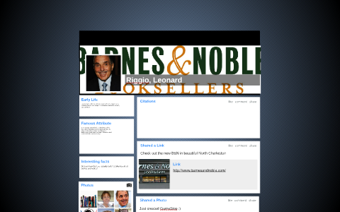 Riggio, Leonard by on Prezi