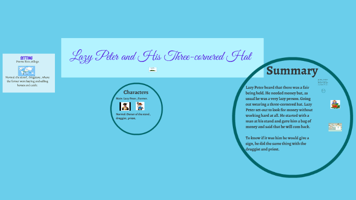 Lazy Peter and His Three-cornered Hat by jeshia bermas on Prezi