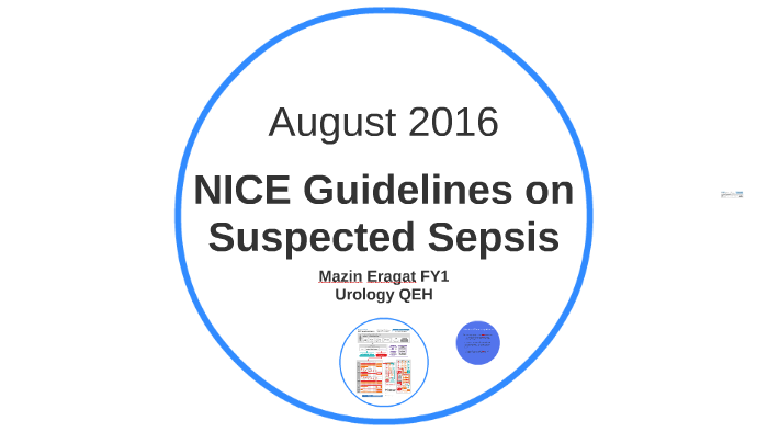NICE Sepsis Guidelines 2016 by on Prezi