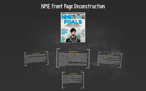 NME Front Page Deconstruction by Matt Nunn on Prezi