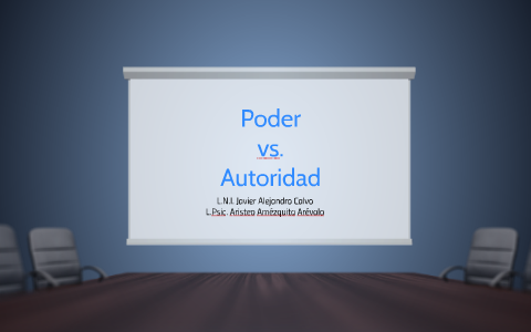 Poder vs. Autoridad by Aristeo Amézquita Arévalo on Prezi
