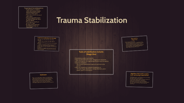 Trauma Stabilization by Carrie Gurley on Prezi