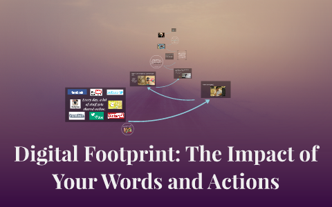 Digital Footprint: The Power of Words and Actions by Rhonda Wells on Prezi