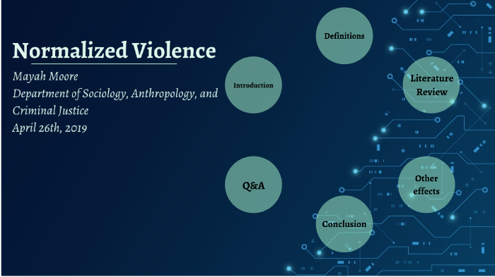 Normalized Violence by Mayah Moore on Prezi