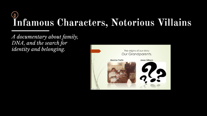 Infamous Characters, Notorious Villains by Andrew Gillen on Prezi