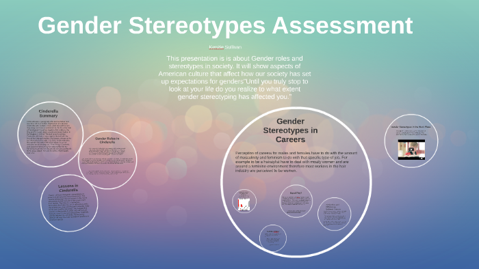 Gender Stereotypes Assessment by Kenzie Sullivan on Prezi