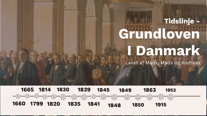 Grundloven i Danmark by Andreas Nilsson Nordentoft 7Y Vrå undervisning ...