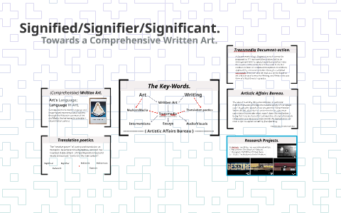 Signified/Signifier/Significant by Marcelo Delcampo on Prezi