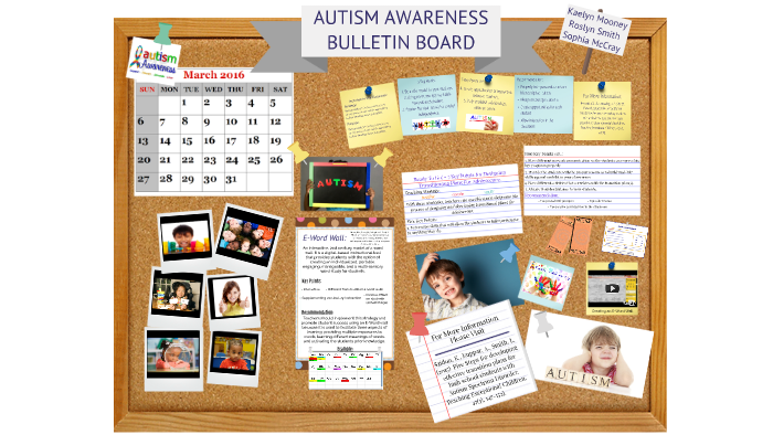 Autism Awareness Bulletin Board by kaelyn Mooney on Prezi