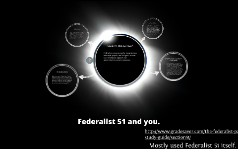 Federalist 51: What does it mean? by - - on Prezi