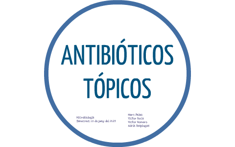 Antibióticos tópicos by Victor Romero on Prezi