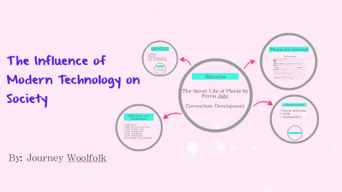 The Influence of Modern Technology on Society by Journey Woolfolk on Prezi The Influence of Modern Technology on Society by Journey Woolfolk on Prezi