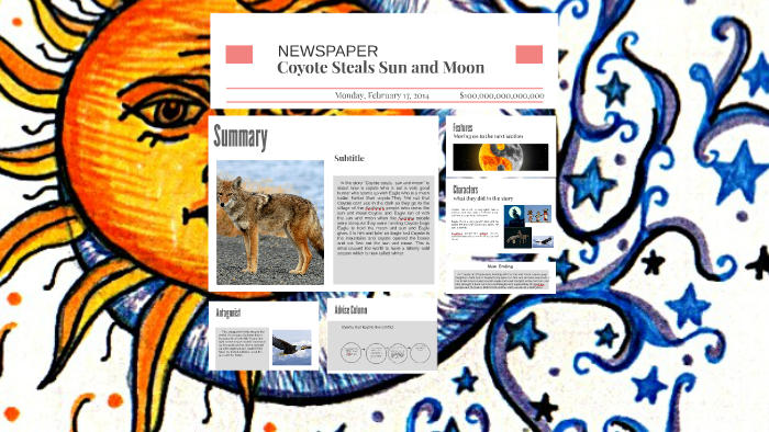 coyote steals sun and moon by Yaheim Smith on Prezi