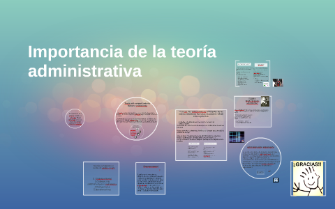 Importancia de la teoria administrativa by alison valencia on Prezi