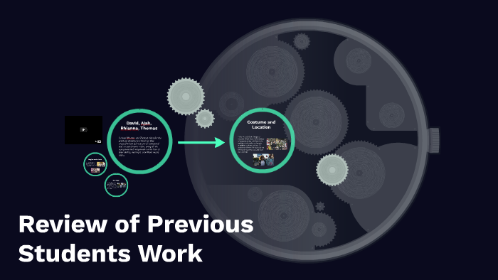 Review of Previous Students Work by Jerome Lister on Prezi
