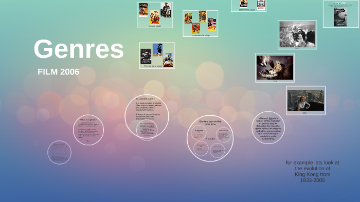 Genres definition and evolution by Tom Hanrahan on Prezi
