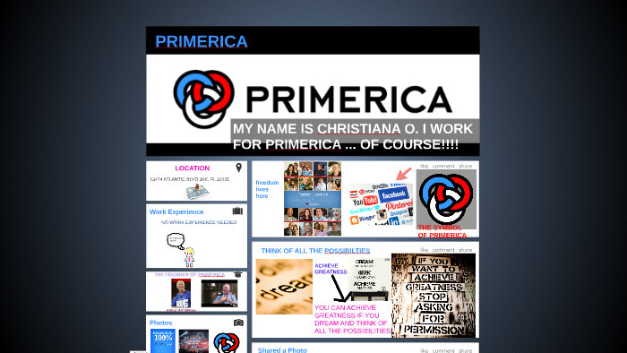 PRIMERICA by viyon olayiwola on Prezi