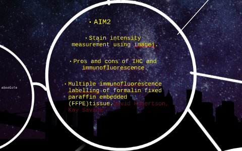 Stain intensity measurement using ImageJ. by on Prezi