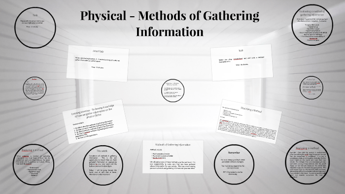 Physical - Methods of Gathering Information by Morag Carmichael on Prezi