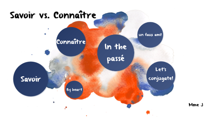Savoir vs. Connaître by Rebekah Johnson on Prezi