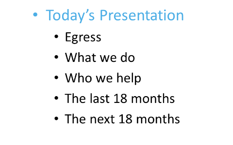 Egress presentation to Gartner by dan hoy on Prezi