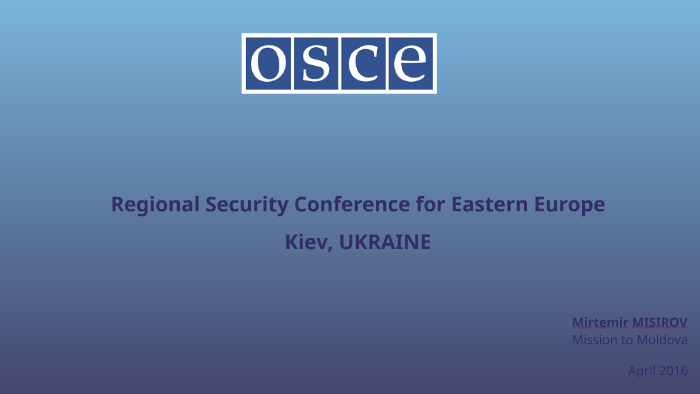 OSCE Mission to Moldova by Tim Tim on Prezi