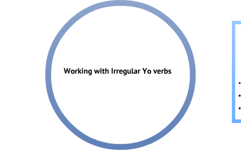 Irregular Yo Verbs by Jocelyn Thigpen on Prezi